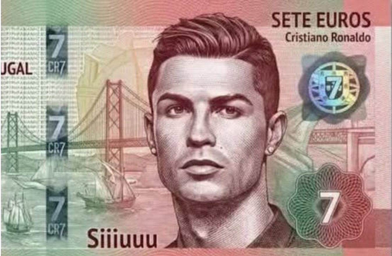 Portugal prepara un billete de 7 euros en honor a Cristiano Ronaldo ...